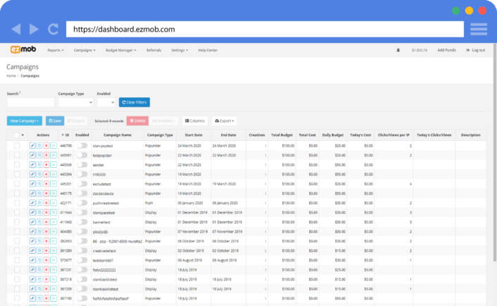 Self Serve Platform - Launch Your Campaign Today - EZmob